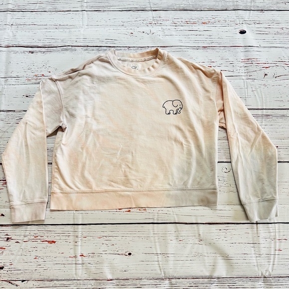 ivory ella | Tops | Ivory Ella Tie Dye Cropped Crew Neck | Poshmark